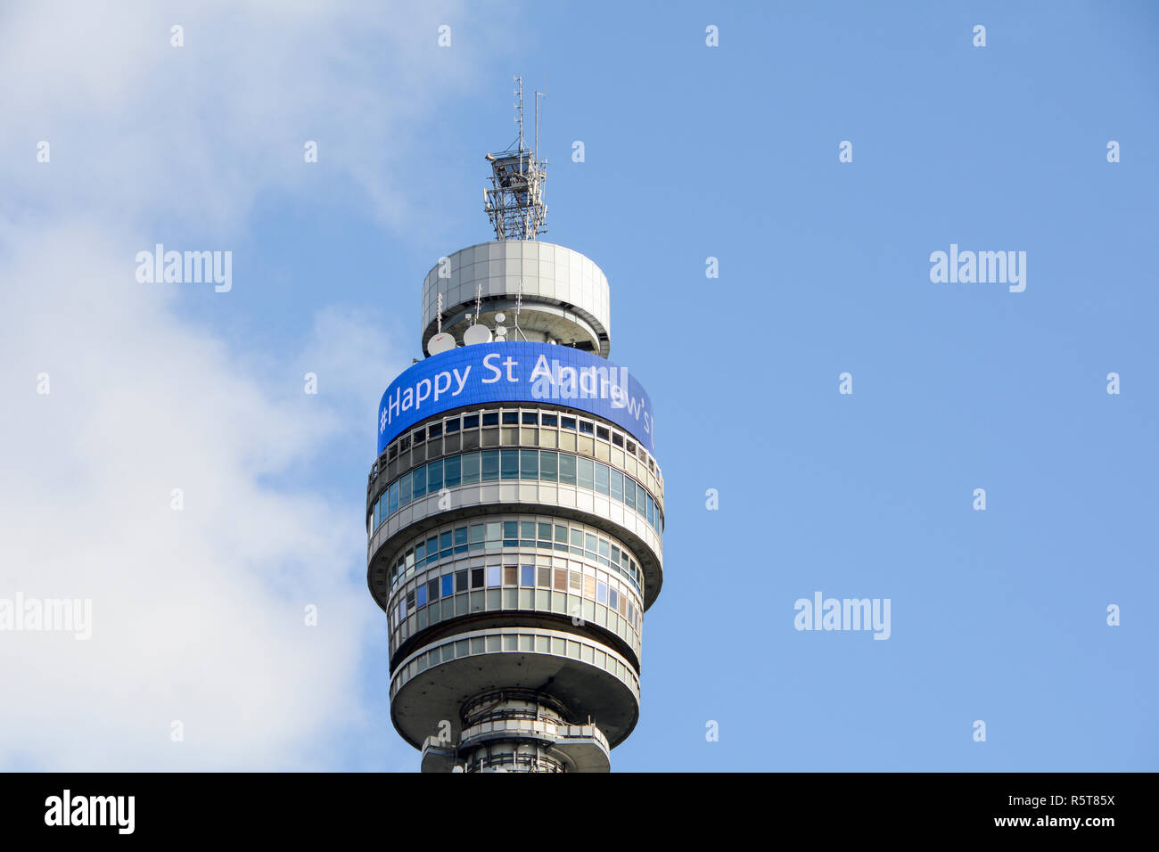 Eric Bedford's BT communications tower, Fitzrovia, London, owned by BT ...