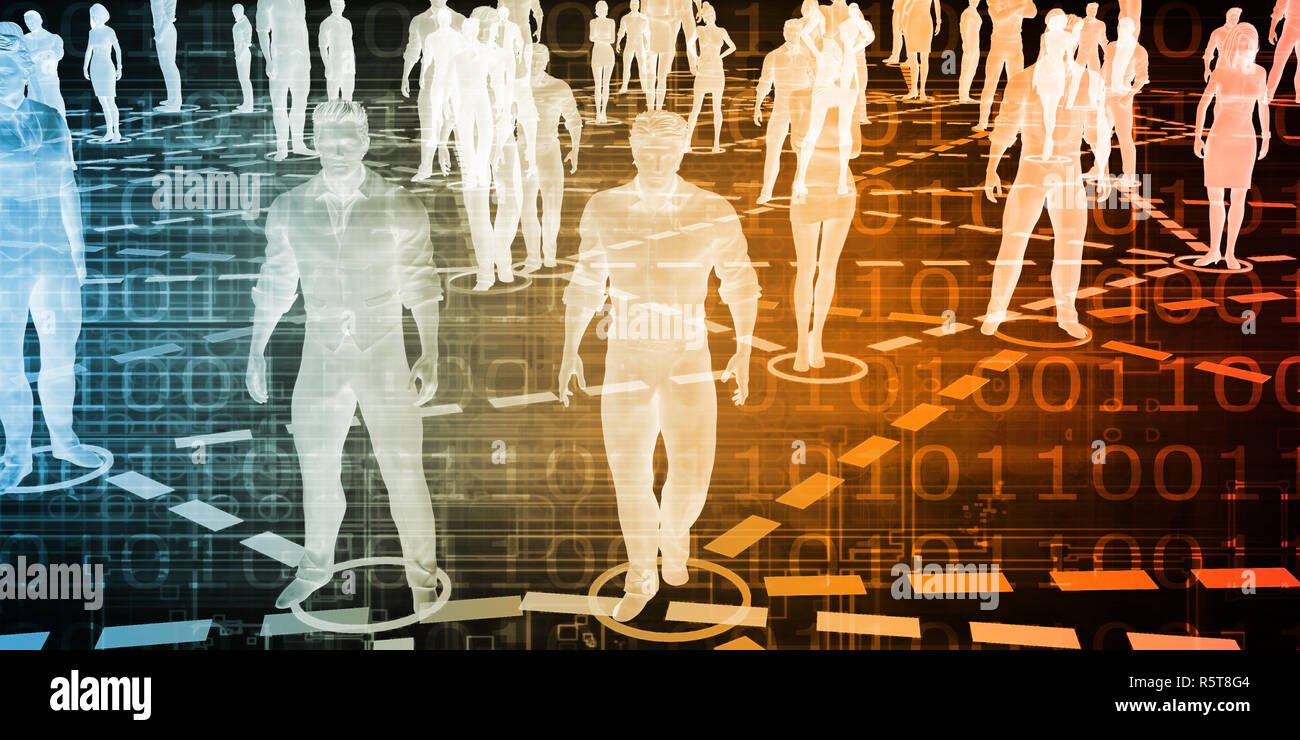 Network of People Stock Photo - Alamy