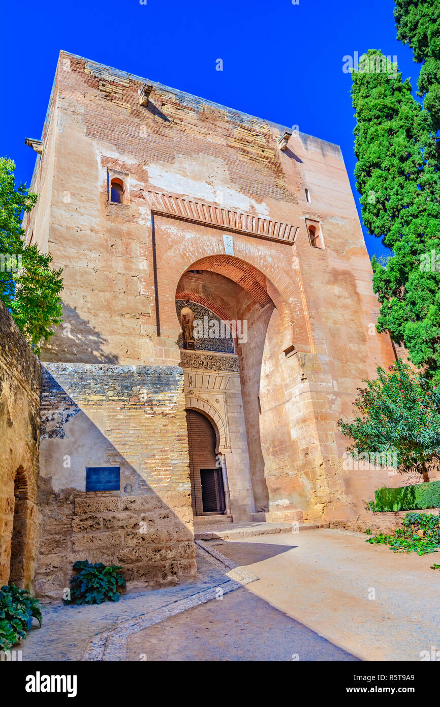 Gate of Justice,Puerta de la Justicia,Alhambra, Granada, Spain ...