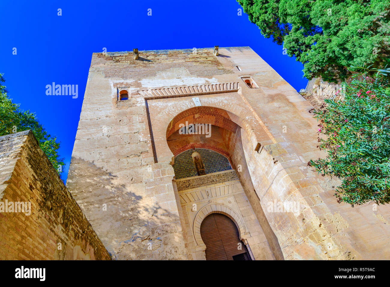 Gate of Justice,Puerta de la Justicia,Alhambra, Granada, Spain Stock ...