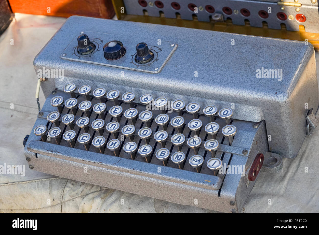 Vintage teletype hi-res stock photography and images - Alamy