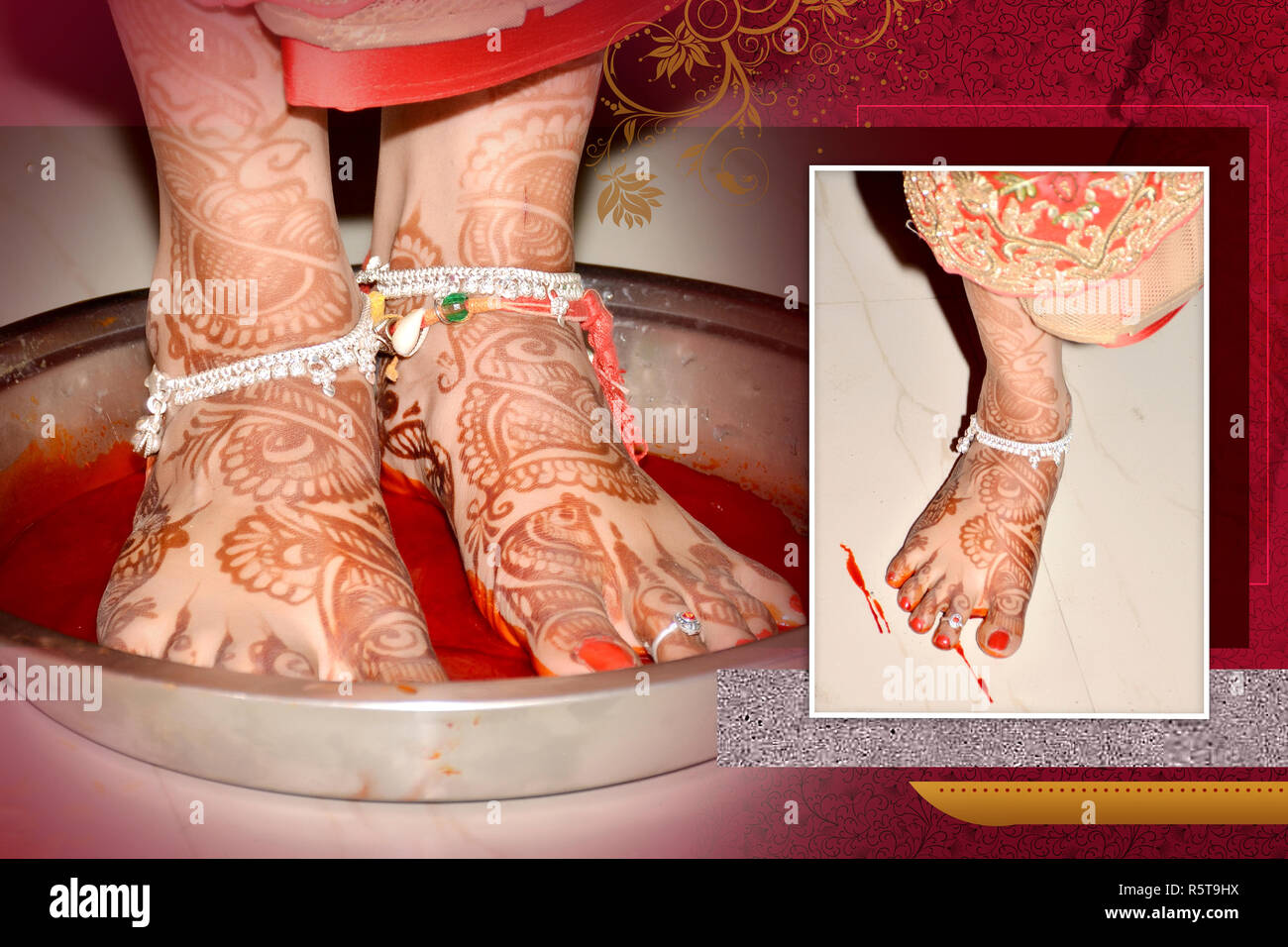 Feet of indian woman hi-res stock photography and images - Alamy