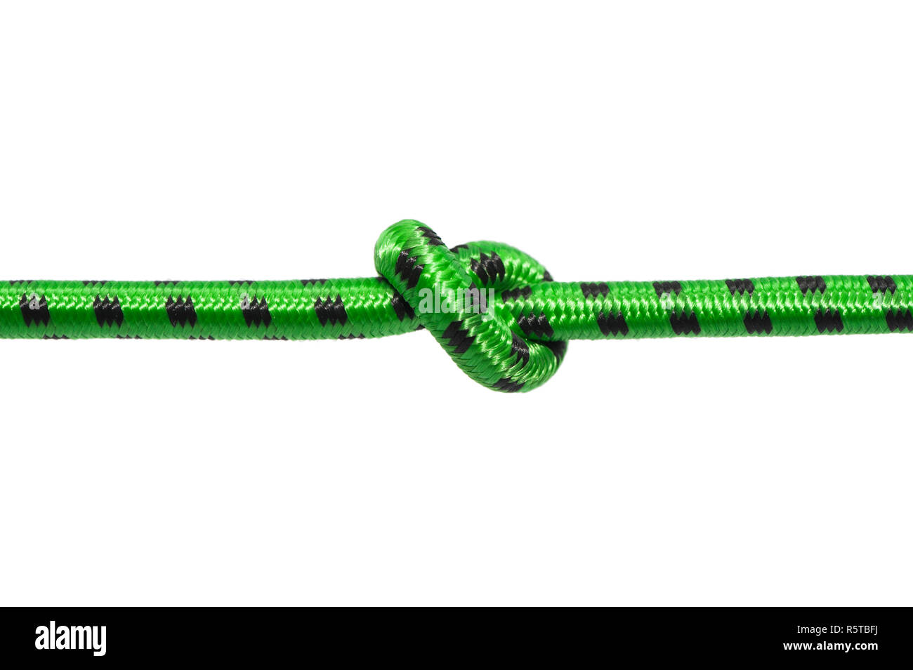 Rope with knot isolated on white background Stock Photo - Alamy