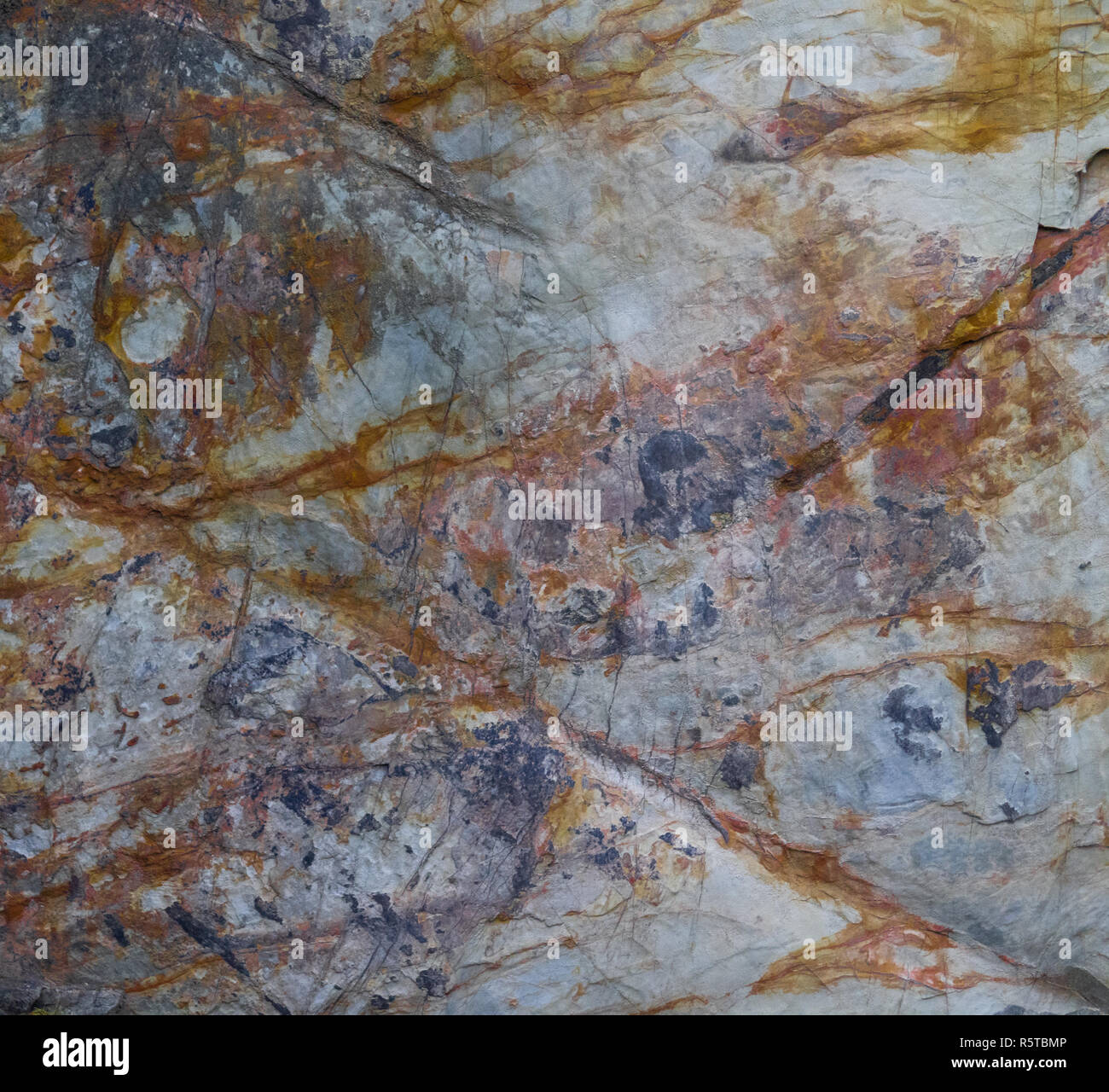 Rock iron staining hi-res stock photography and images - Alamy
