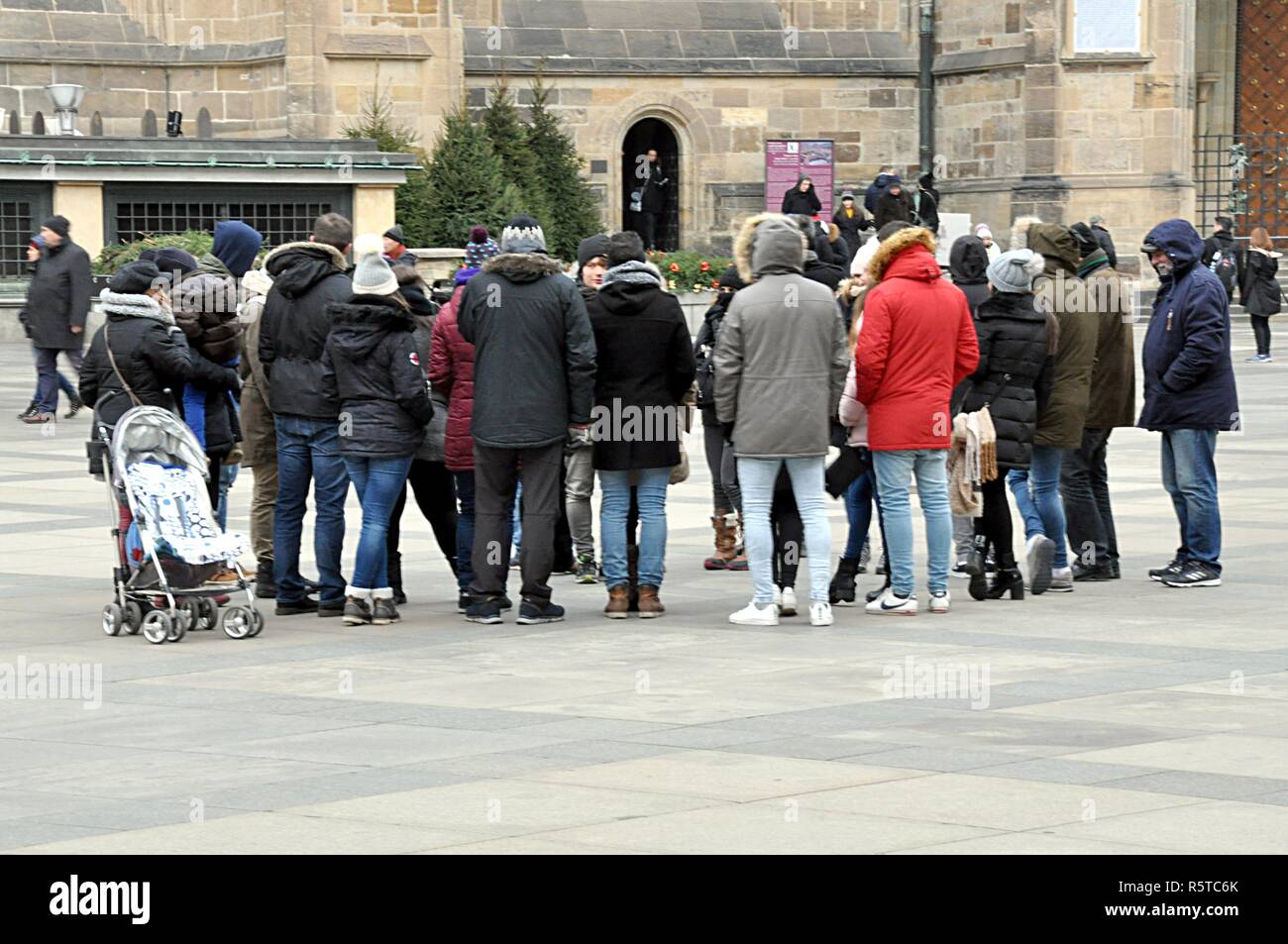 castle and people Stock Photo - Alamy