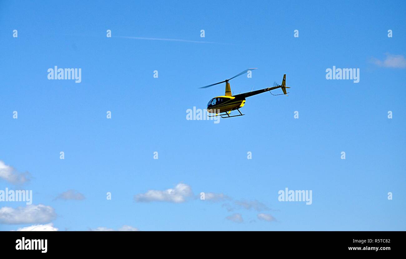 modern small helicopters Stock Photo - Alamy