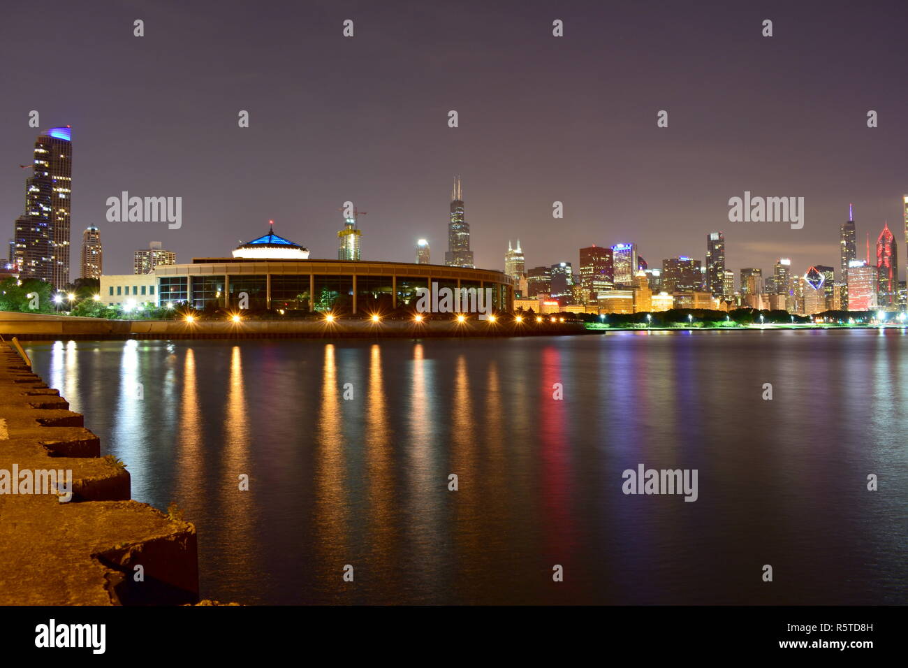 Chicago, Illinois - USA - July 1, 2018: Adler Planetarium Chicago Stock ...