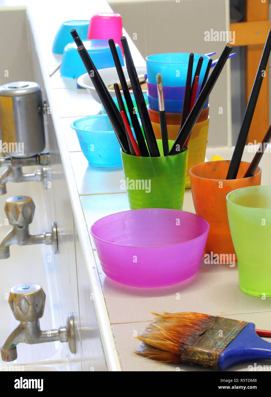 Flushing paint hi-res stock photography and images - Alamy