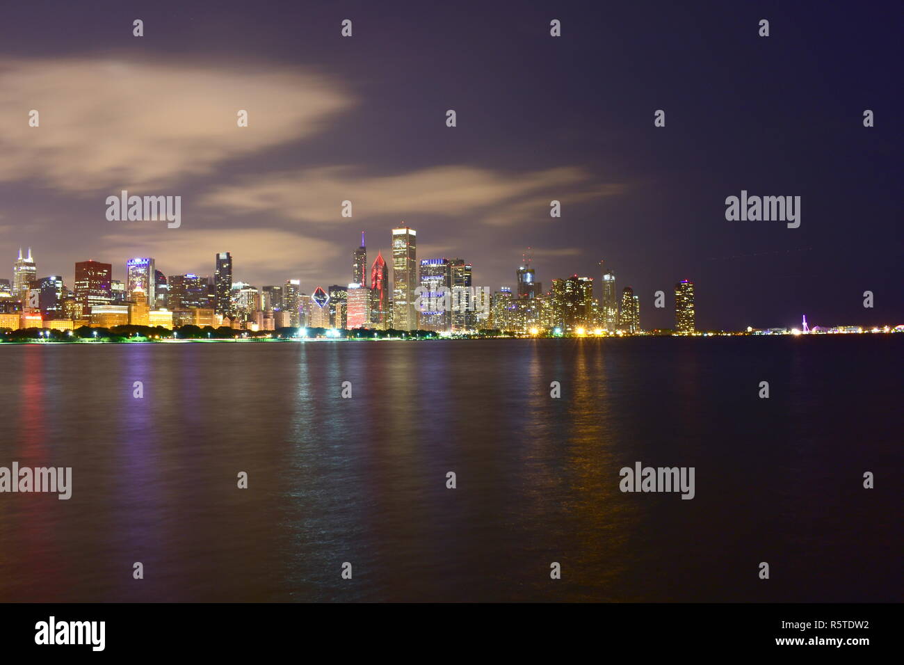 Chicago, Illinois - USA - July 1, 2018:Northern Chicago Skyline at ...