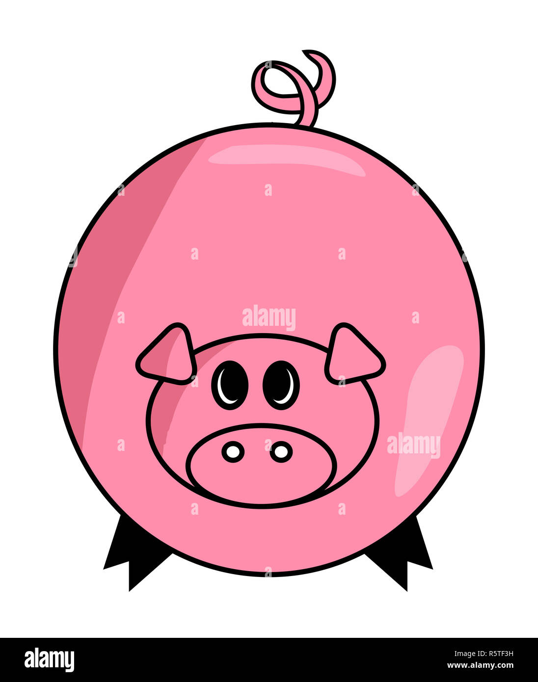 Pig Swine Vector Logo Design High Resolution Stock Photography and ...
