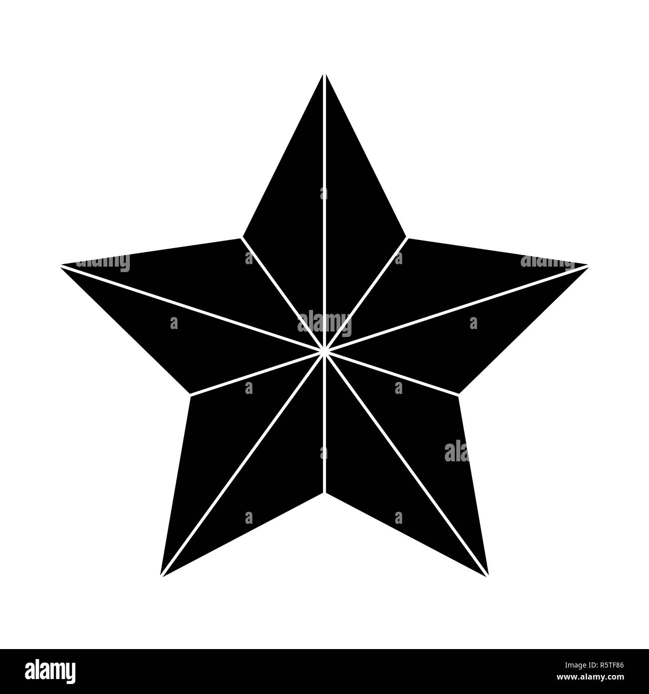 GOLD STAR outline Stock Photo - Alamy