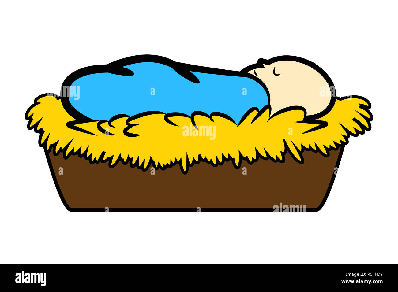 Christmas jesus manger vector symbol, icon design. illustration ...