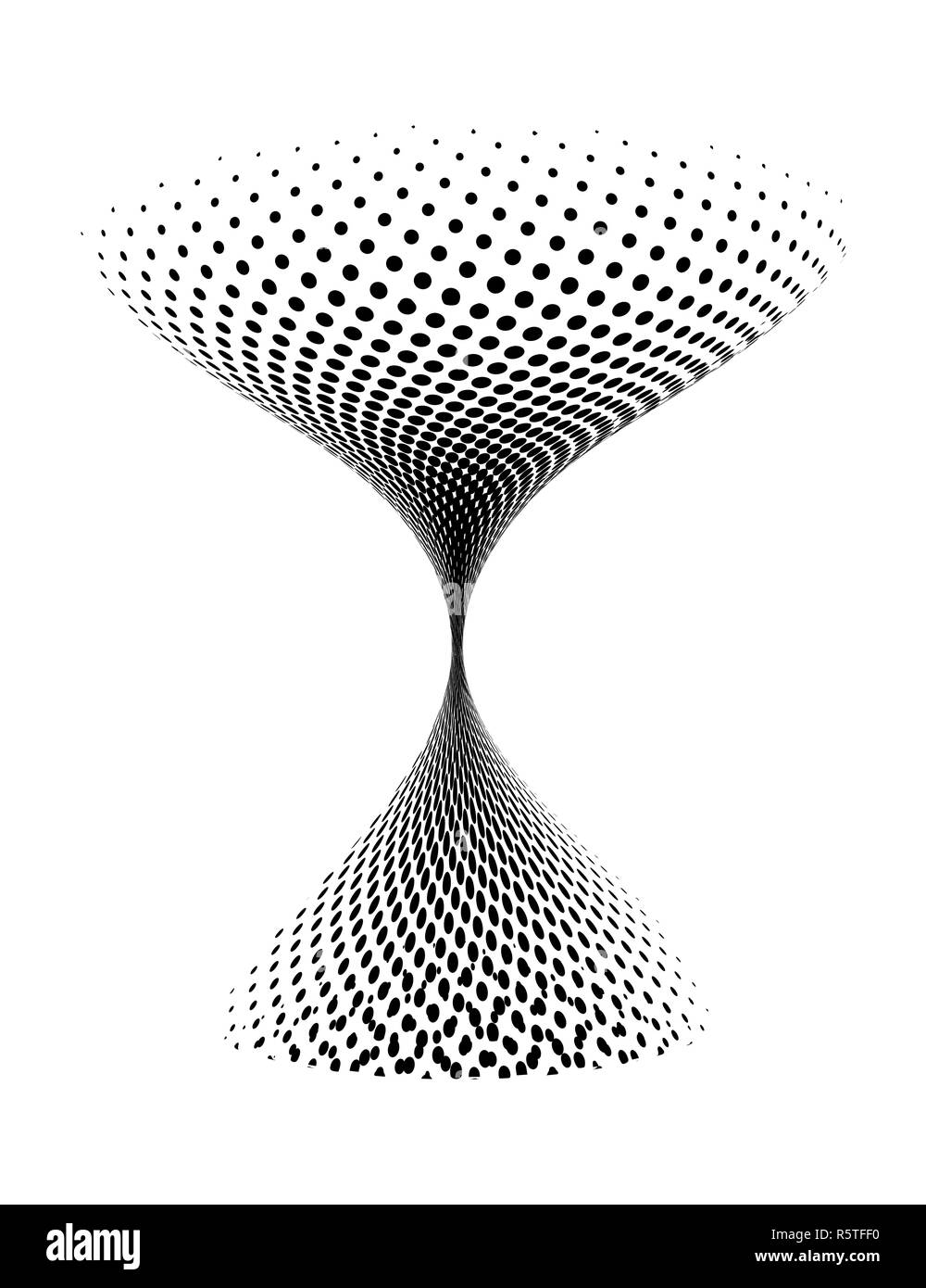 halftone shape vector logo symbol, icon, design. abstract dotted globe ...