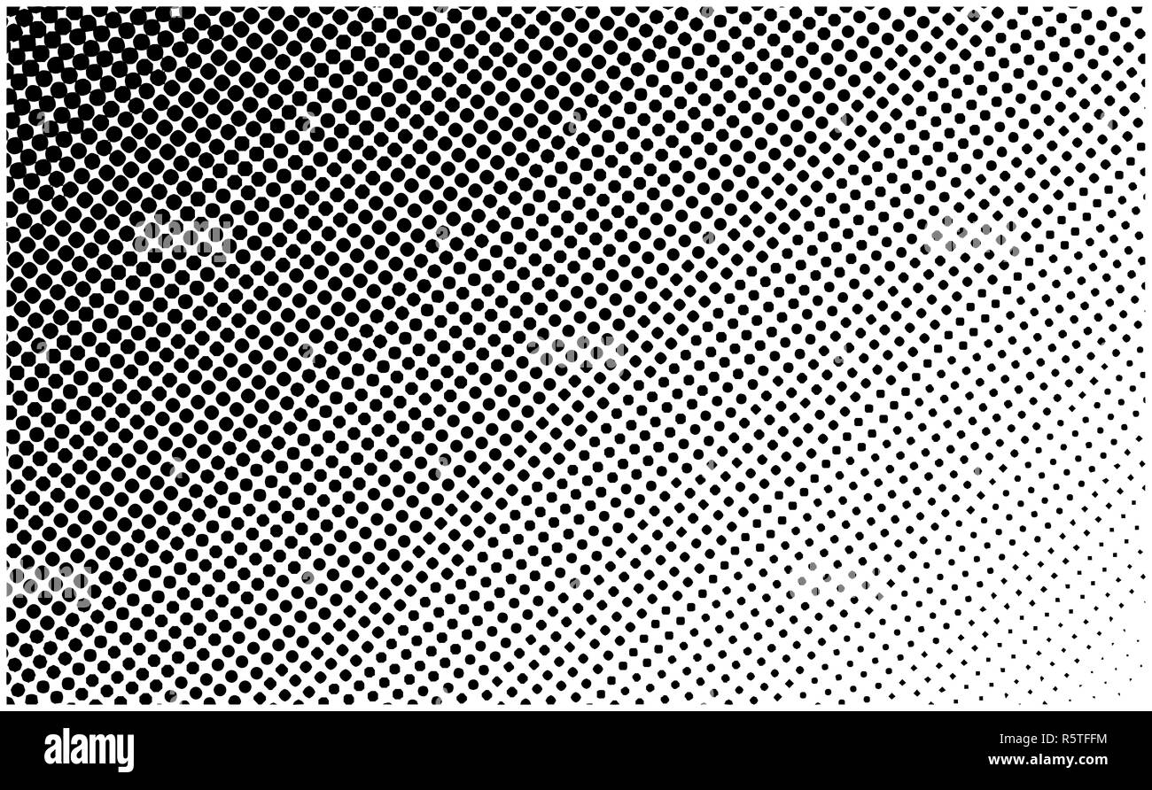 Halftone rectangle vector logo, symbol, icon, design. Abstract dotted ...