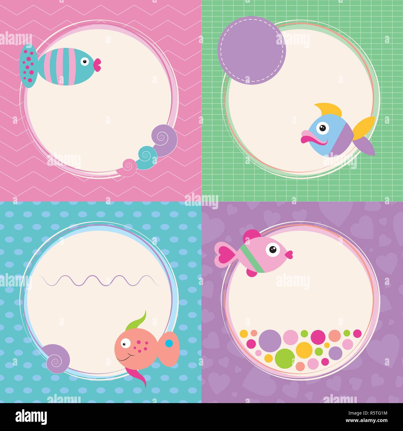 School of baby fish Stock Vector Images - Alamy