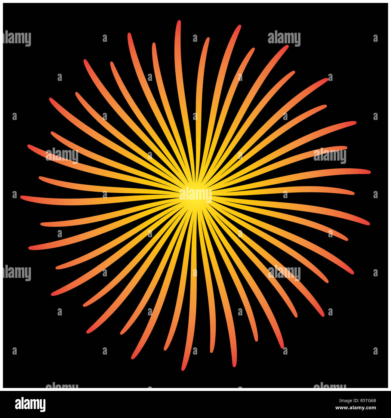Fireworks vector symbol, icon, design. Illustration isolated on white ...