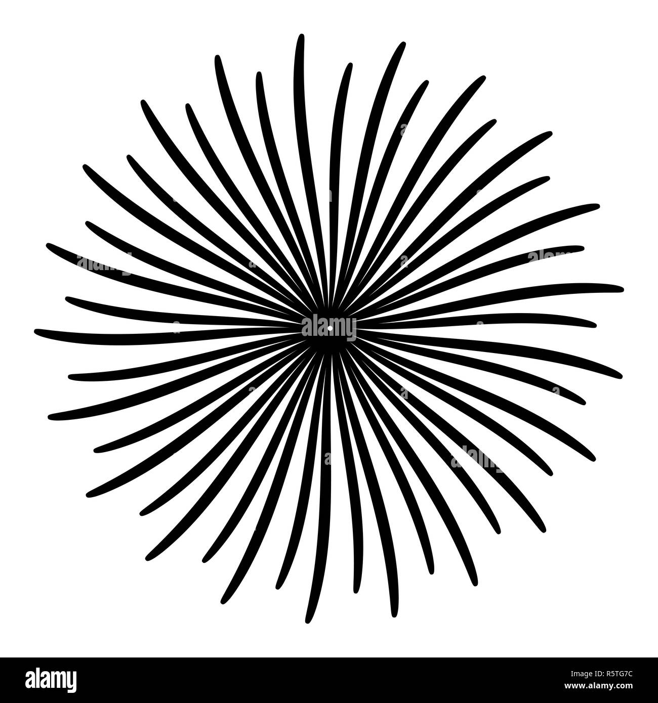 Fireworks vector symbol, icon, design. Illustration isolated on white ...