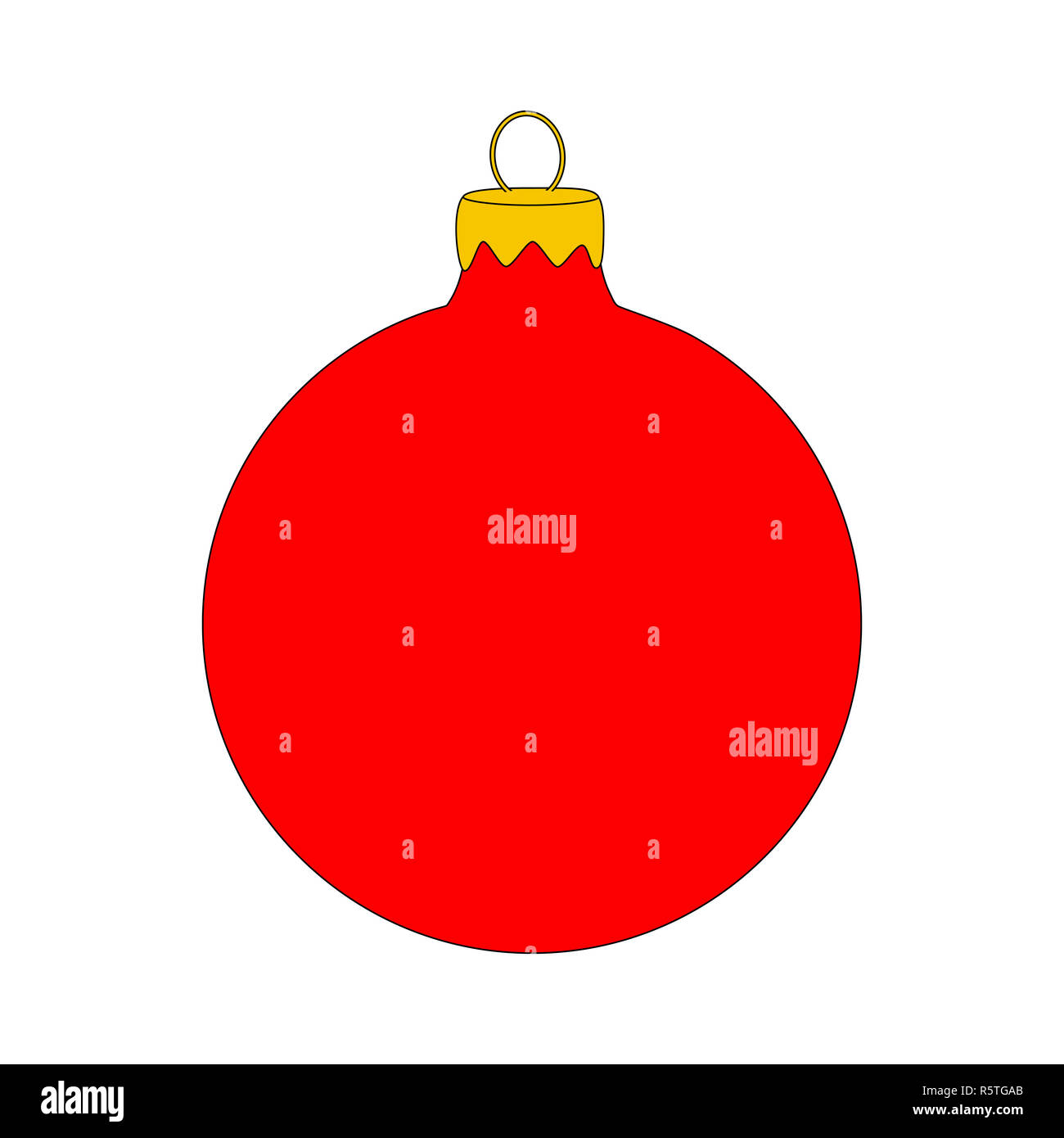 Christmas bauble icon, symbol, design. Winter illustration isolated on ...