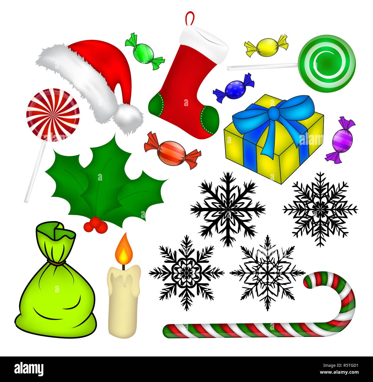 Christmas icon, symbol, design. vector illustration isolated on white ...