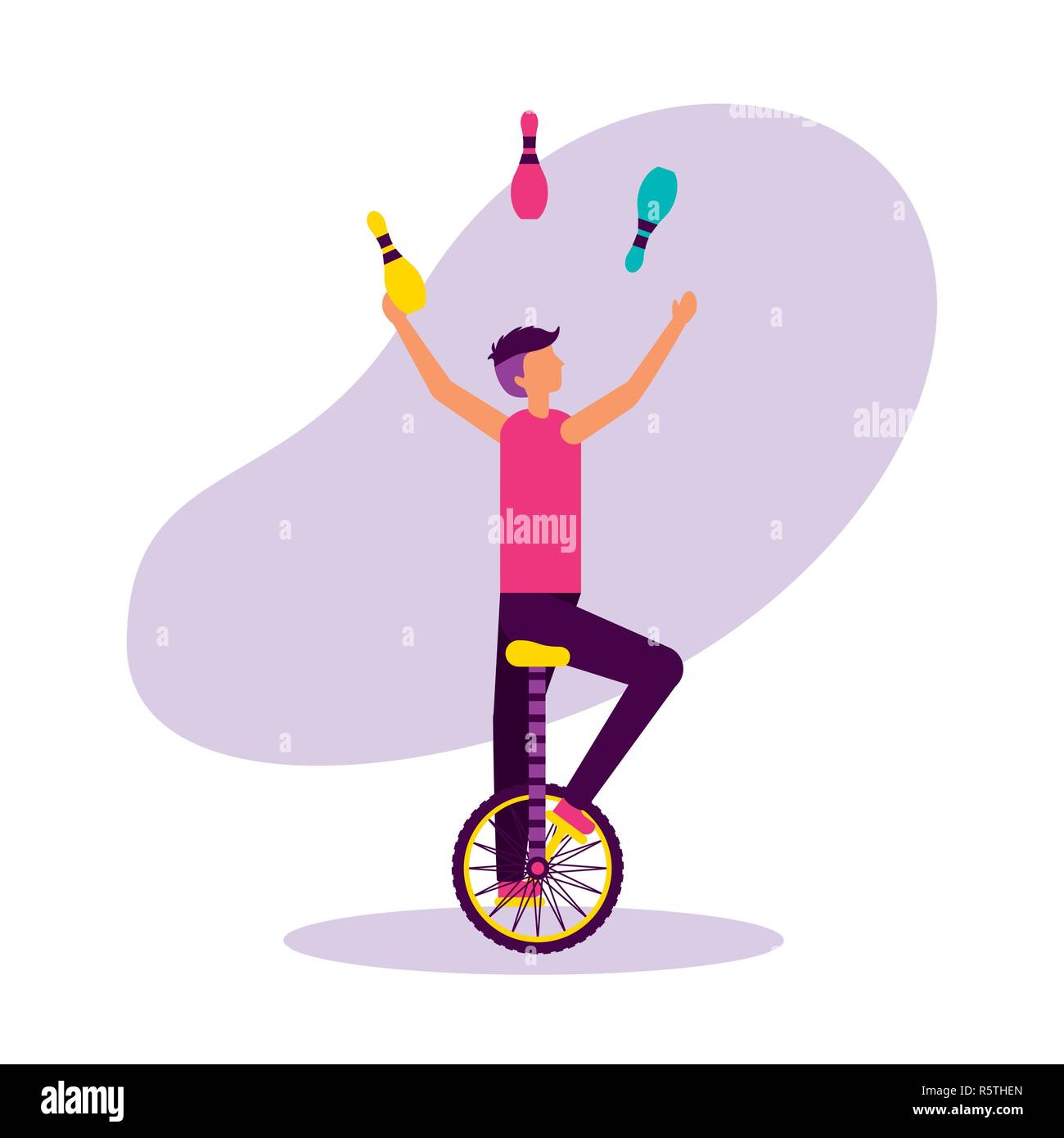 Big wheel fun fair Cut Out Stock Images & Pictures - Alamy