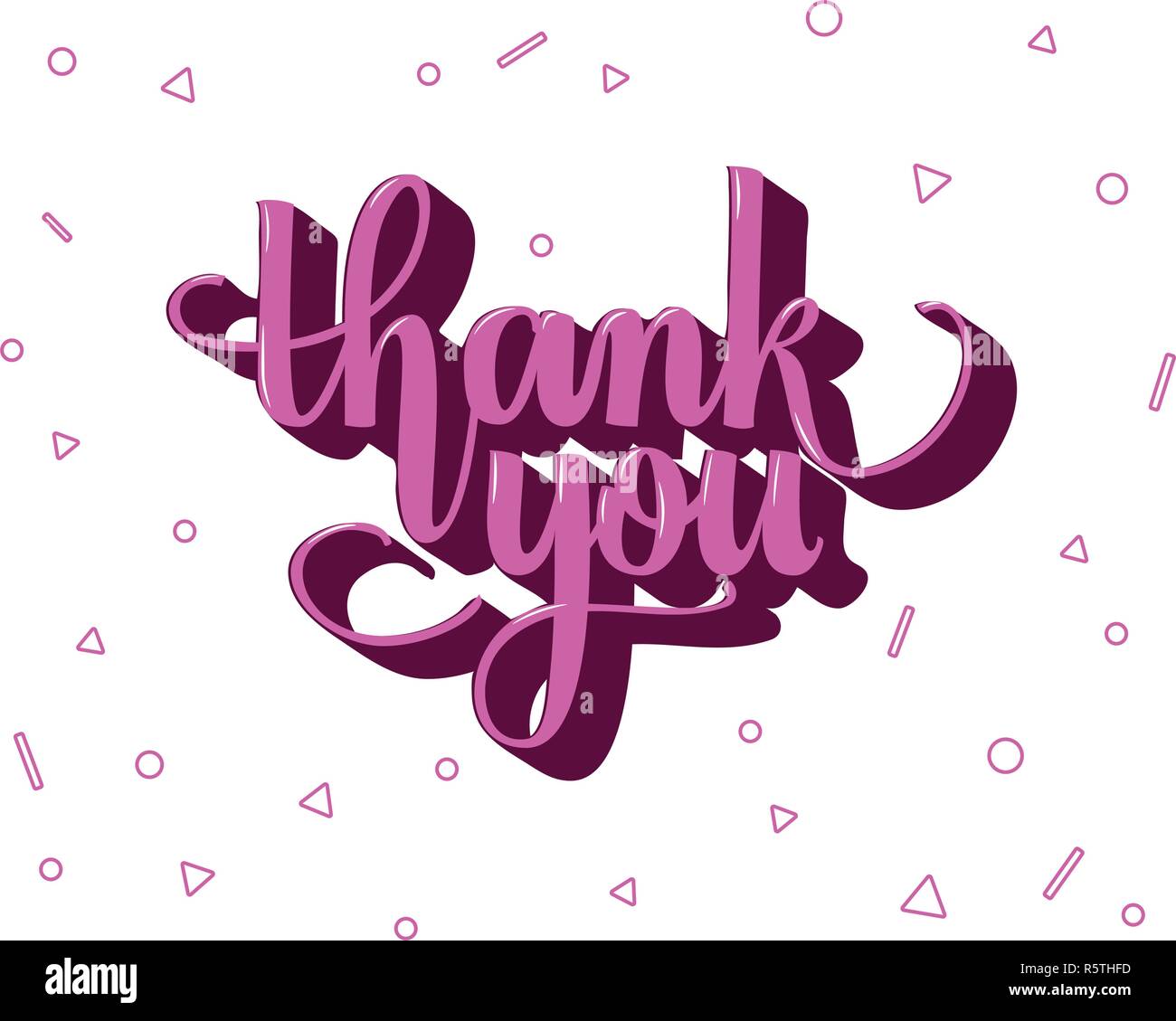 Be happy greating card hand lettering text, brush ink calligraphy ...