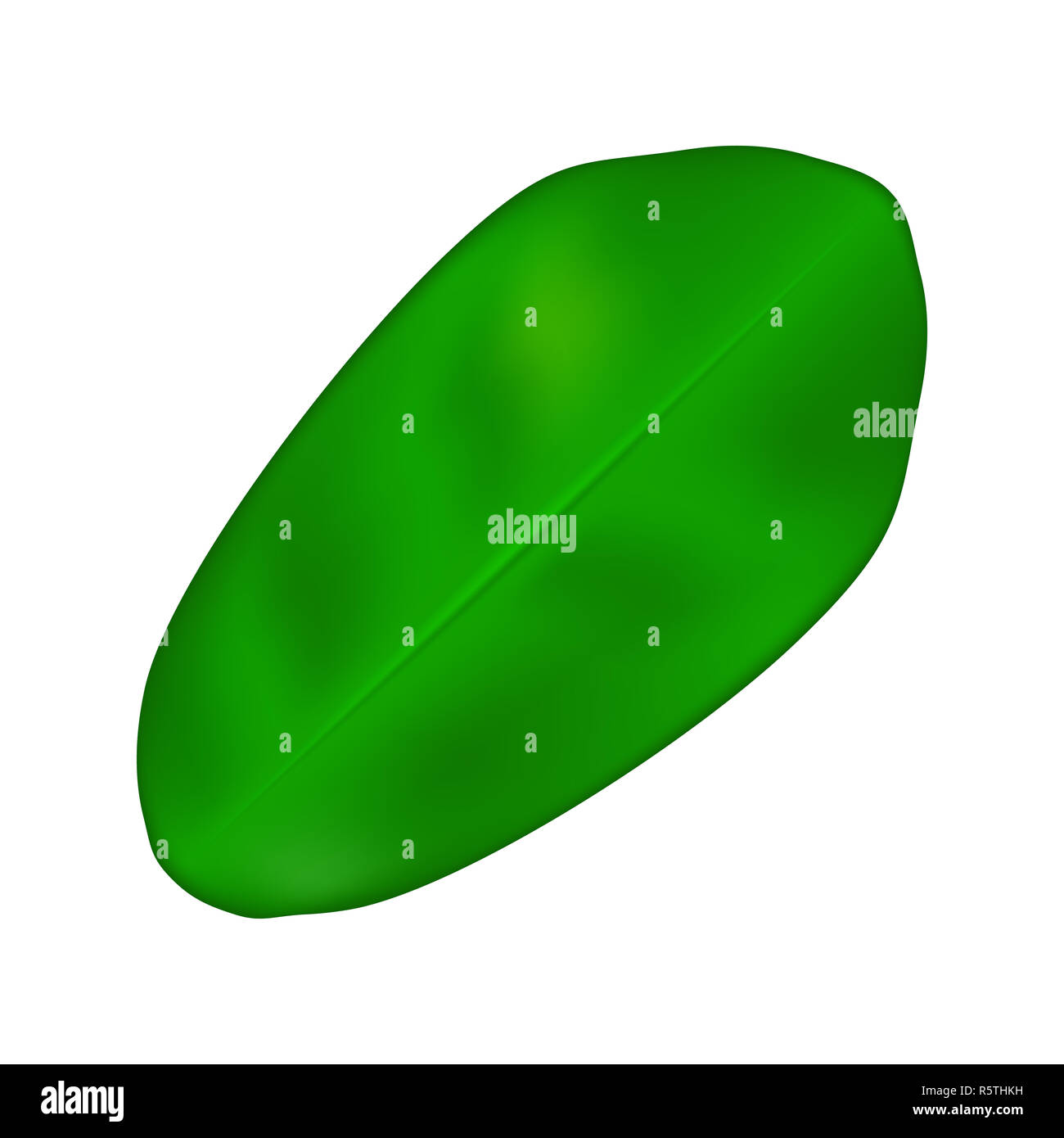 Leaf vector illustration icon, symbol, design. Cartoon green tree ...