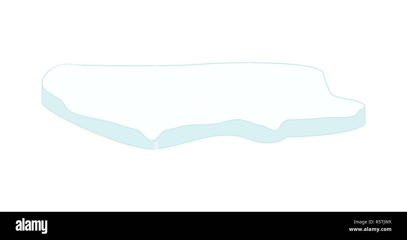 Ice floe icon, symbol, design. Winter vector illustration isolated on ...