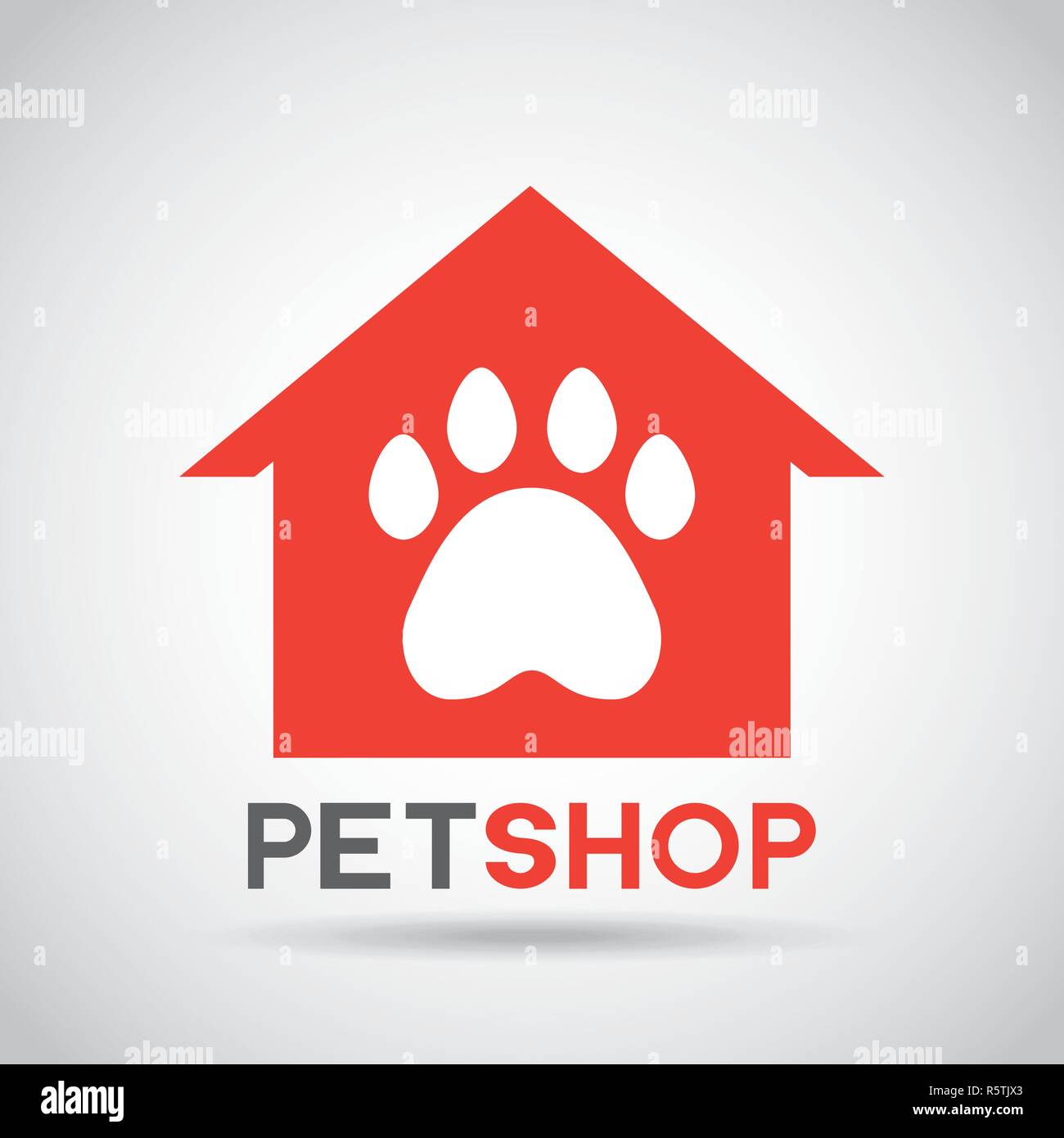pet and veterinary care medical emblem vector illustration Stock Vector ...