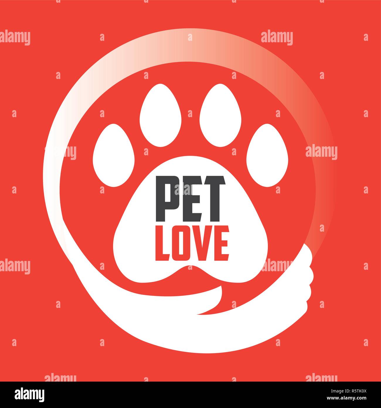pet and veterinary care medical emblem vector illustration Stock Vector ...