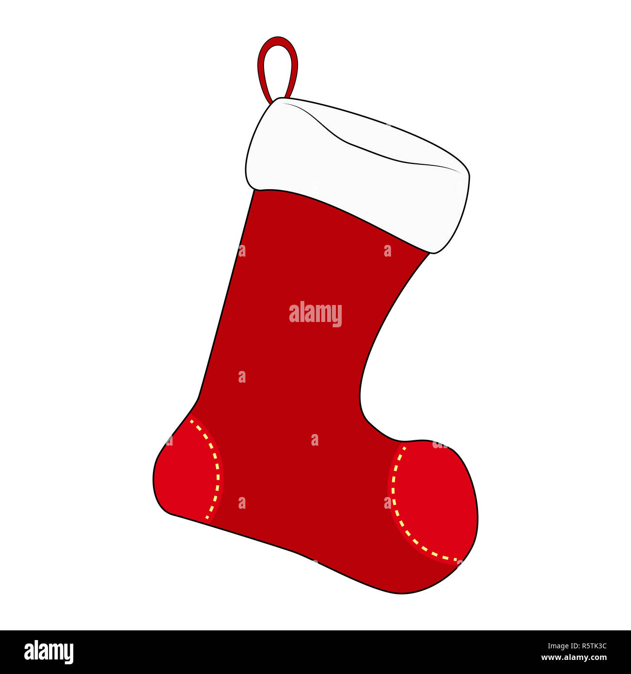Christmas sock icon, symbol, design. Winter vector illustration ...