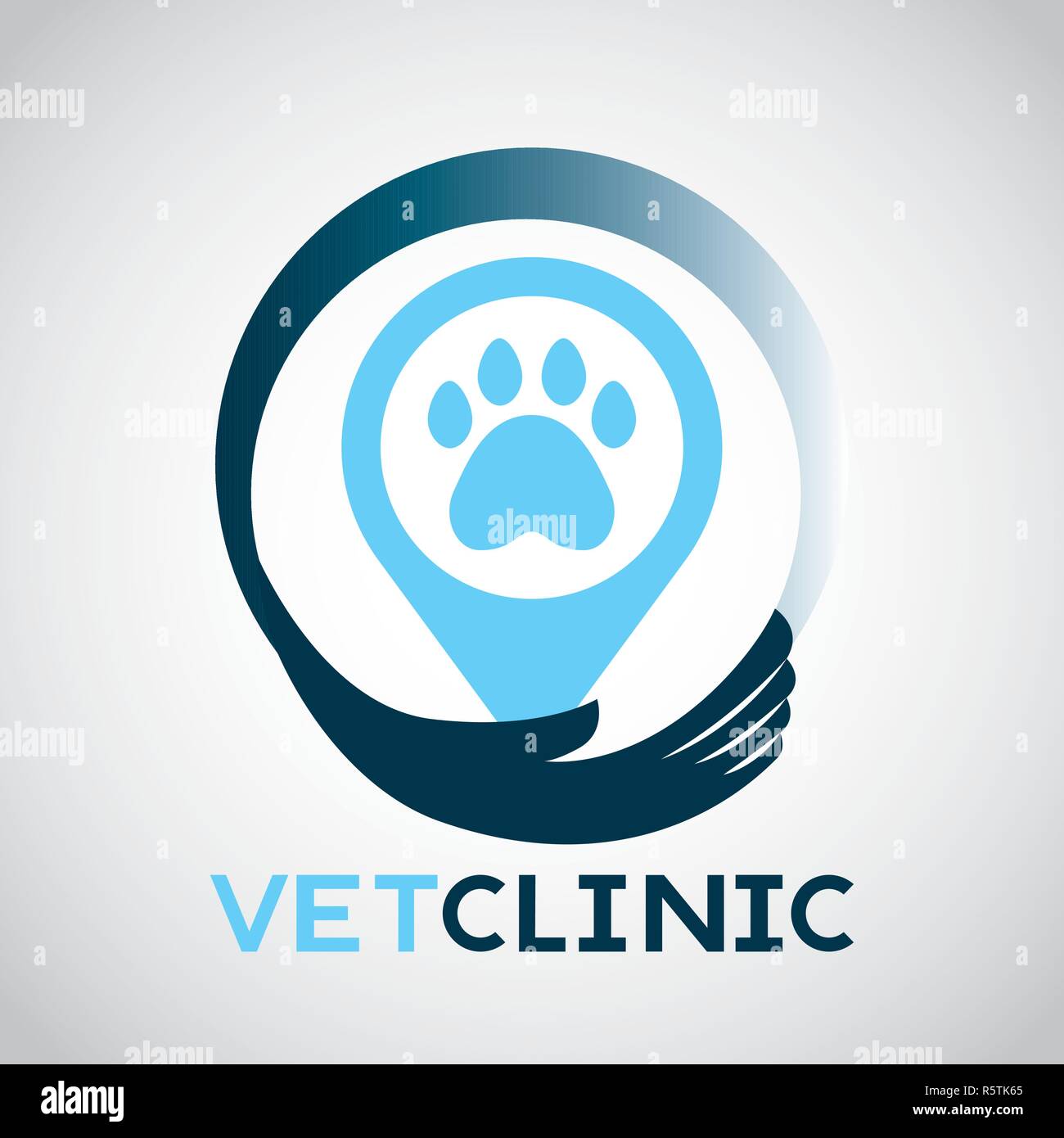 pet and veterinary care medical emblem vector illustration Stock Vector ...