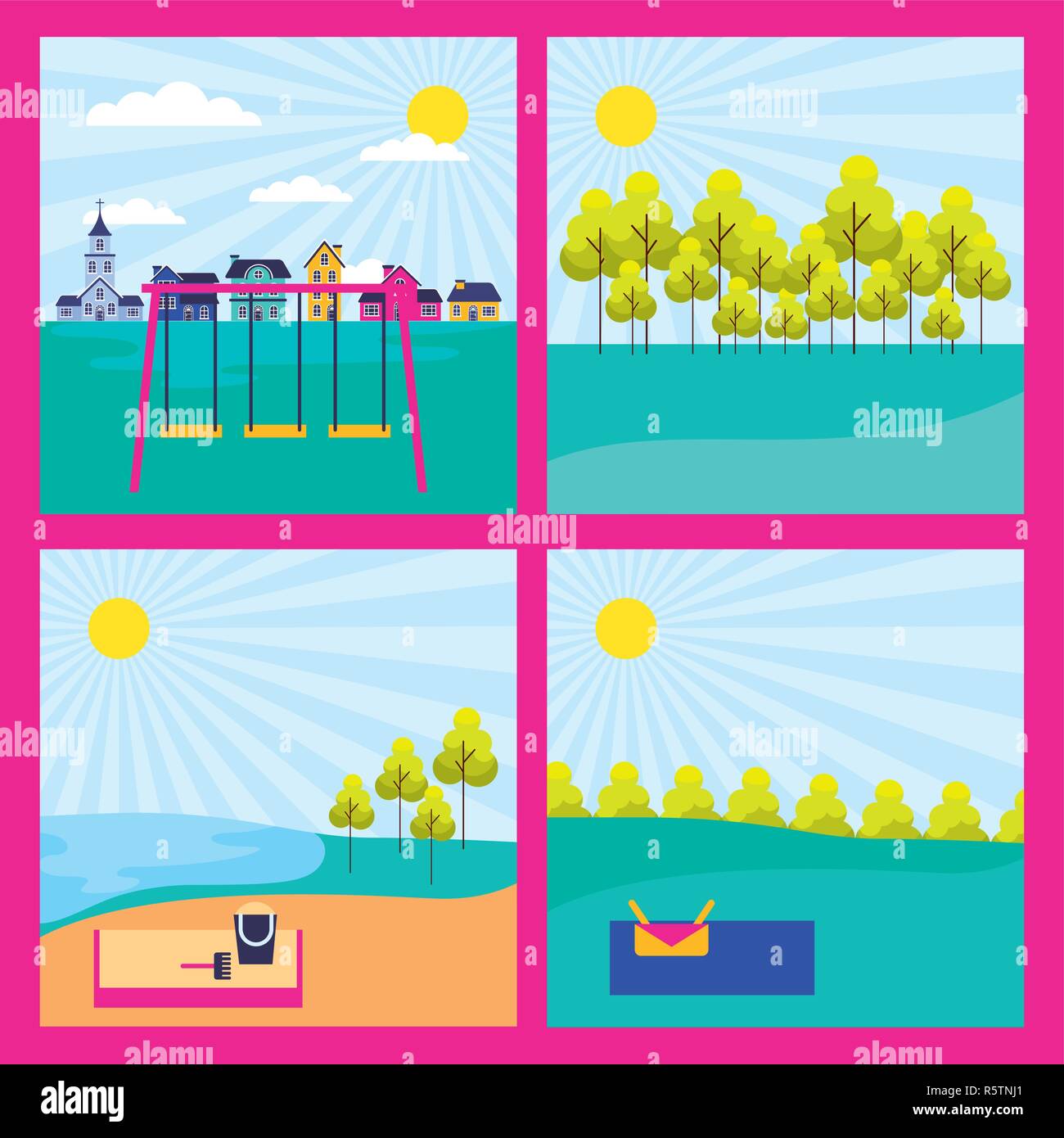 To sand games Stock Vector Images - Alamy