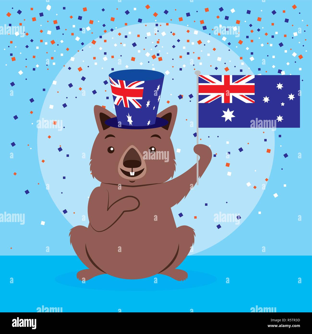 animals australia day celebration Stock Vector Image & Art - Alamy