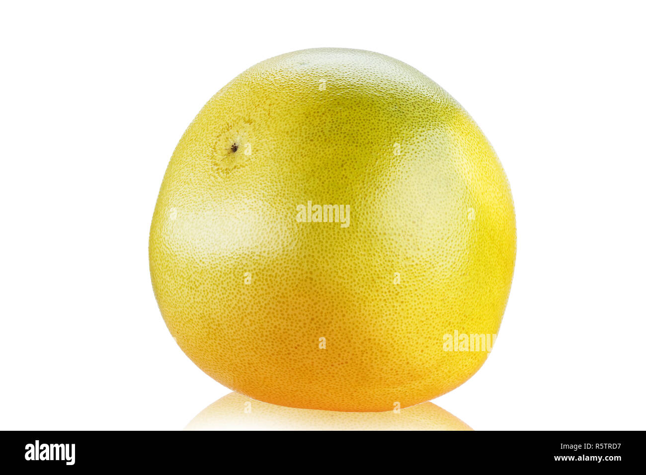 whole fruit pomelo isolated on white background. clearly visible ...