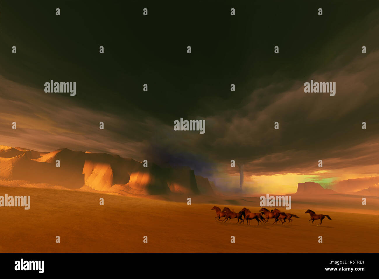 Whirlwind horse hi-res stock photography and images - Alamy