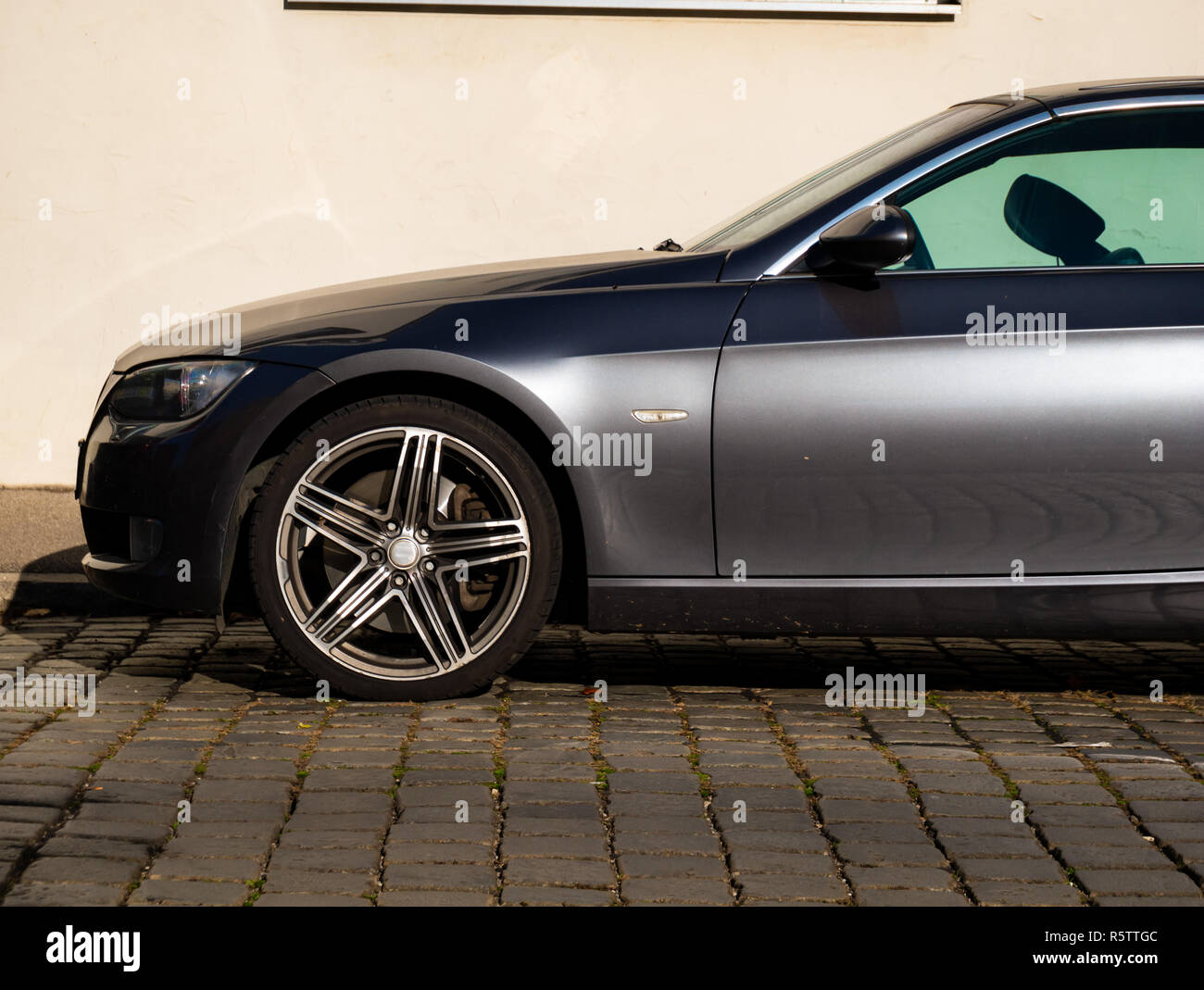 Close up Image of car parking on the street during day time Stock Photo ...