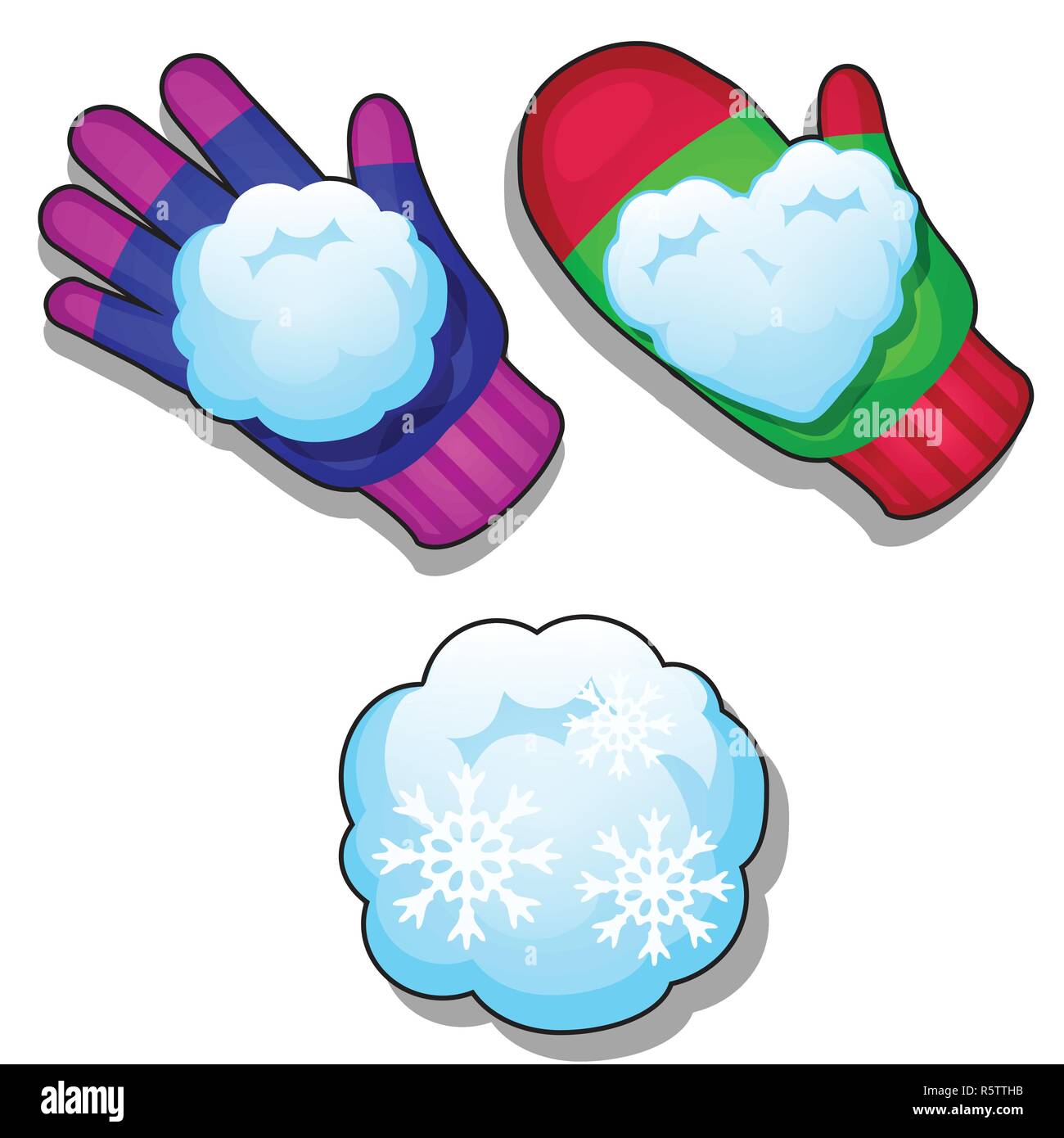 Snowman Mittens Clipart