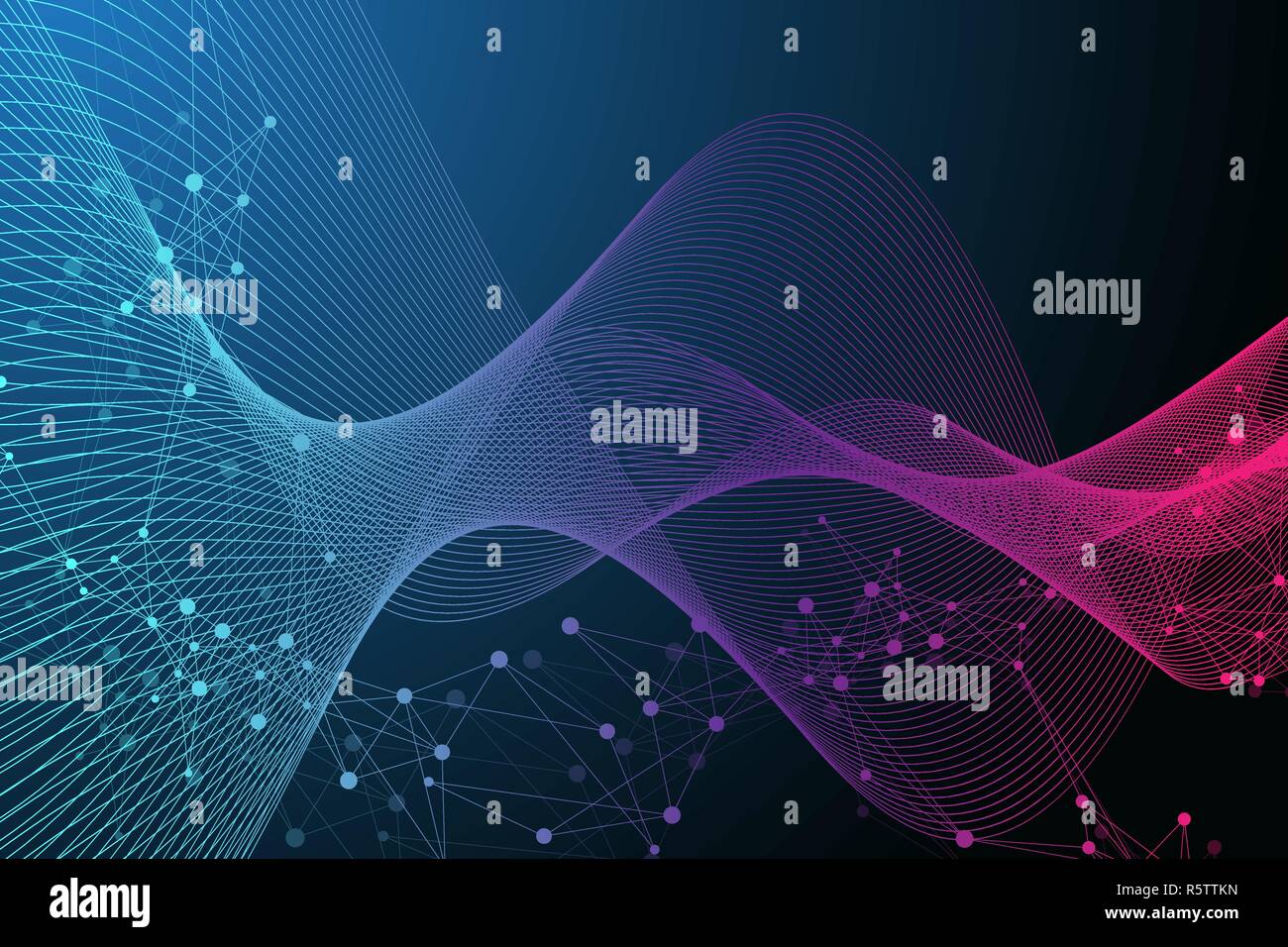 Scientific vector illustration genetic engineering and gene ...
