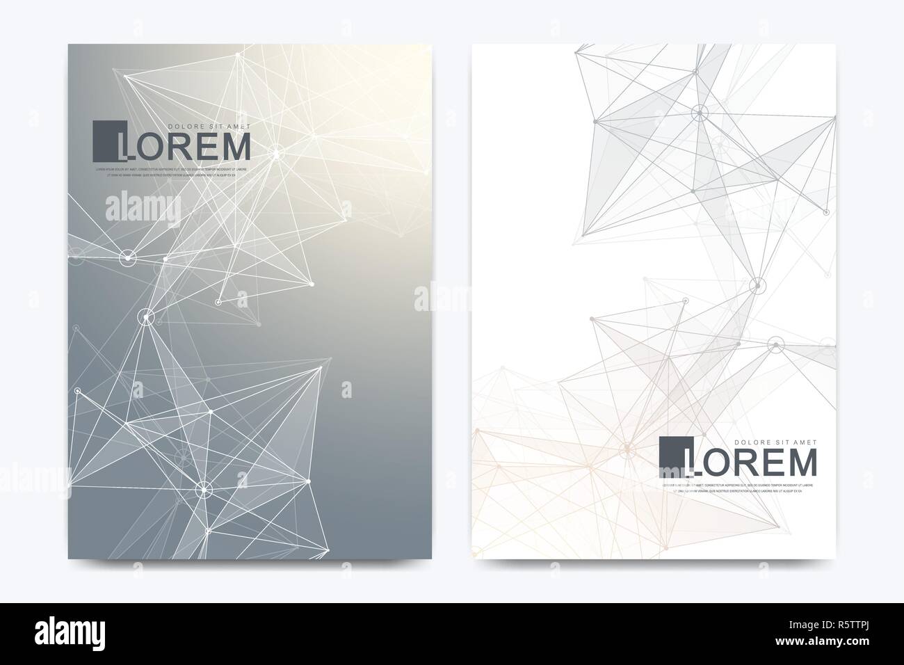 Modern vector template for brochure, leaflet, flyer, cover, banner ...