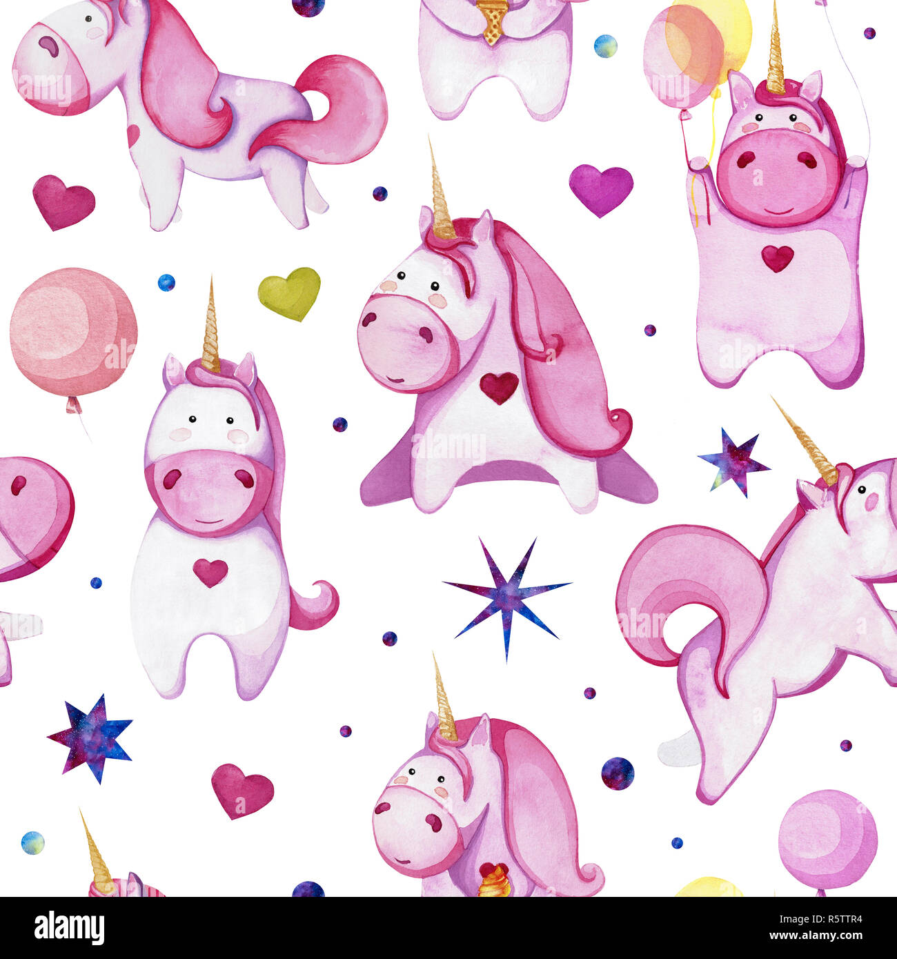 Pink unicorn icon hi-res stock photography and images - Alamy