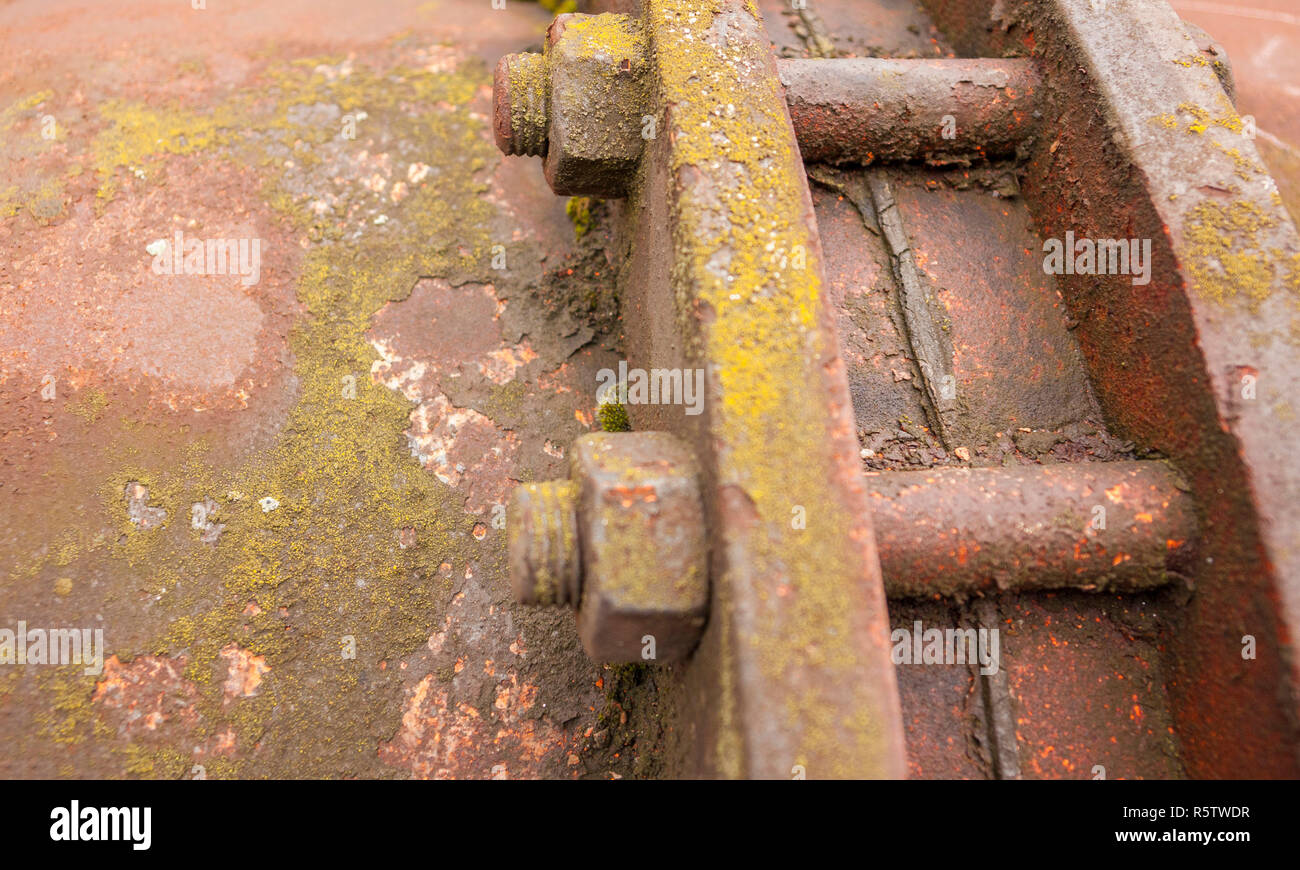 rusty industrial scenery Stock Photo - Alamy