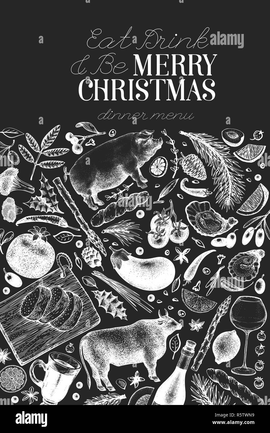 Retro christmas party Black and White Stock Photos & Images - Alamy