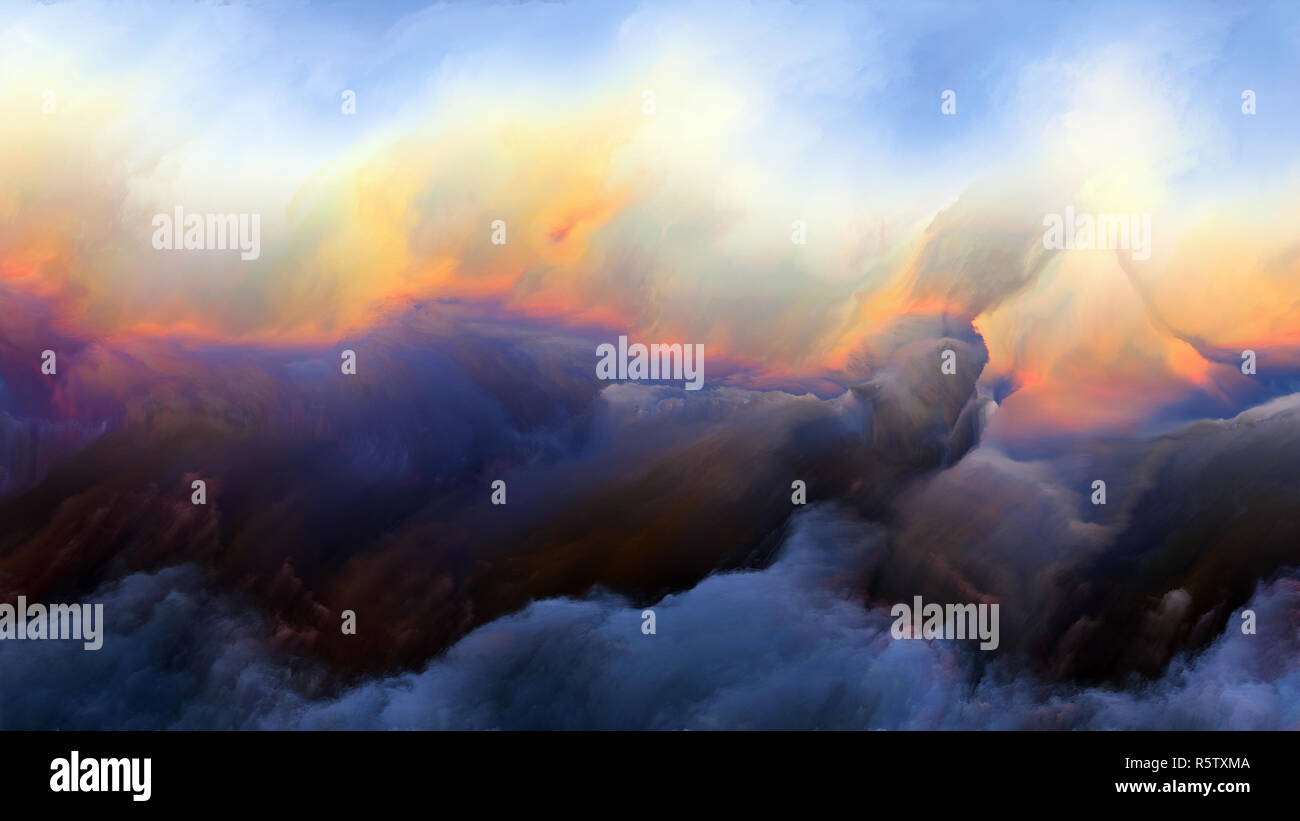 Visualization of Alien Atmosphere Stock Photo - Alamy