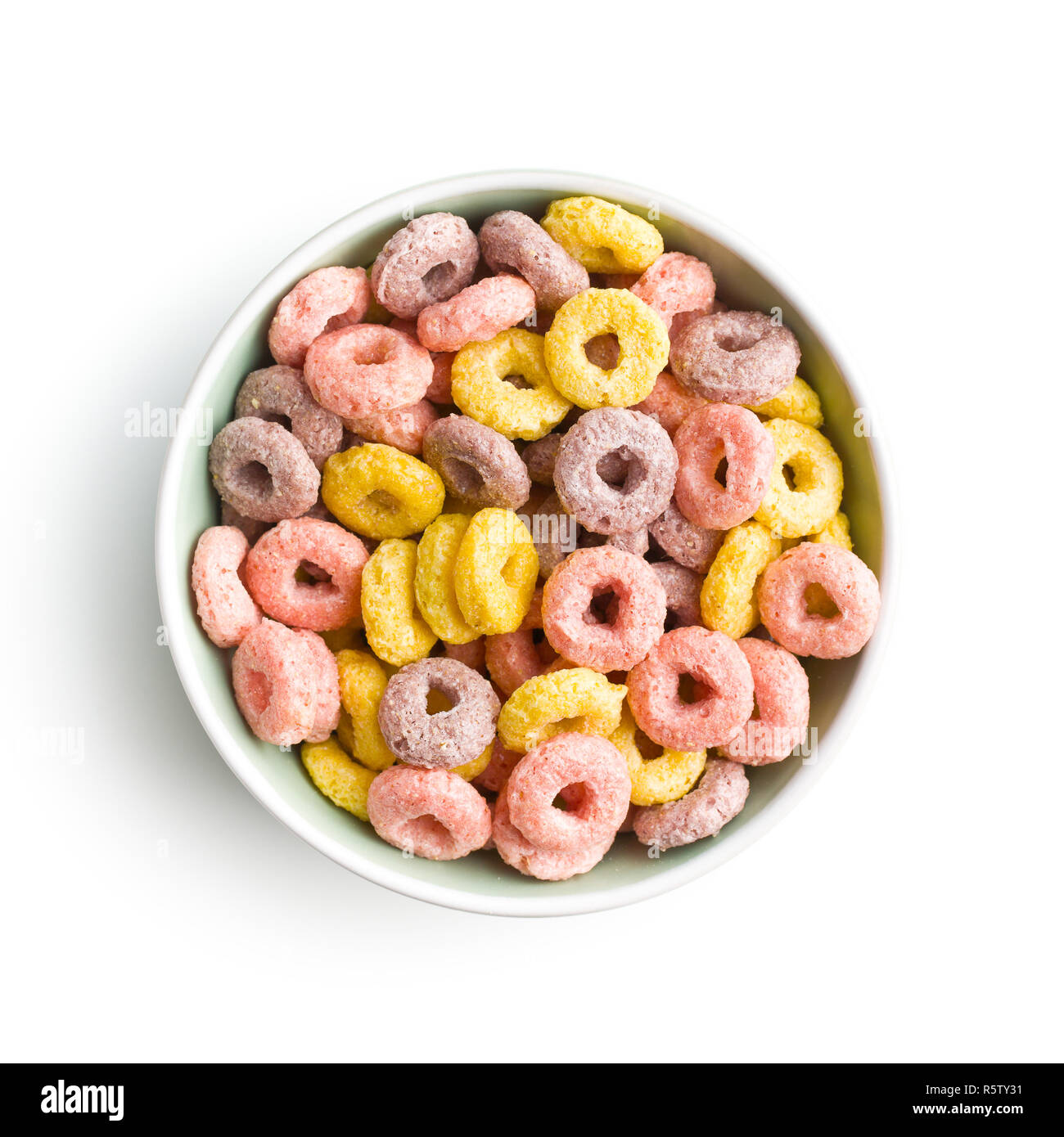 Colorful cereal rings Stock Photo - Alamy