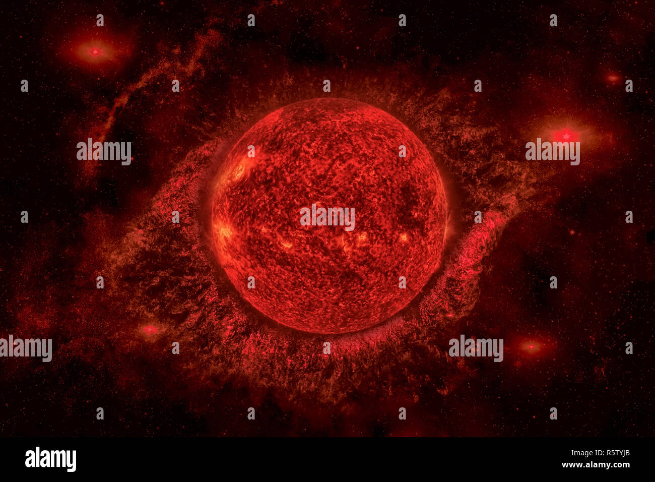 Solar System. Sun. Elements of this image furnished by NASA Stock Photo ...