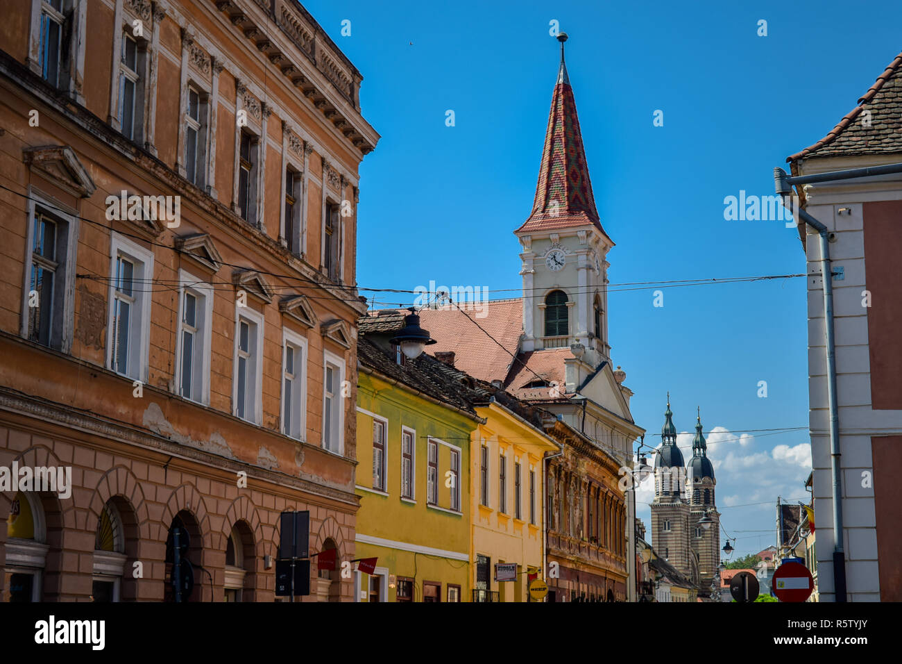 The City Of Sibiu, Panoramic View, Romania Stock Photo - Alamy
