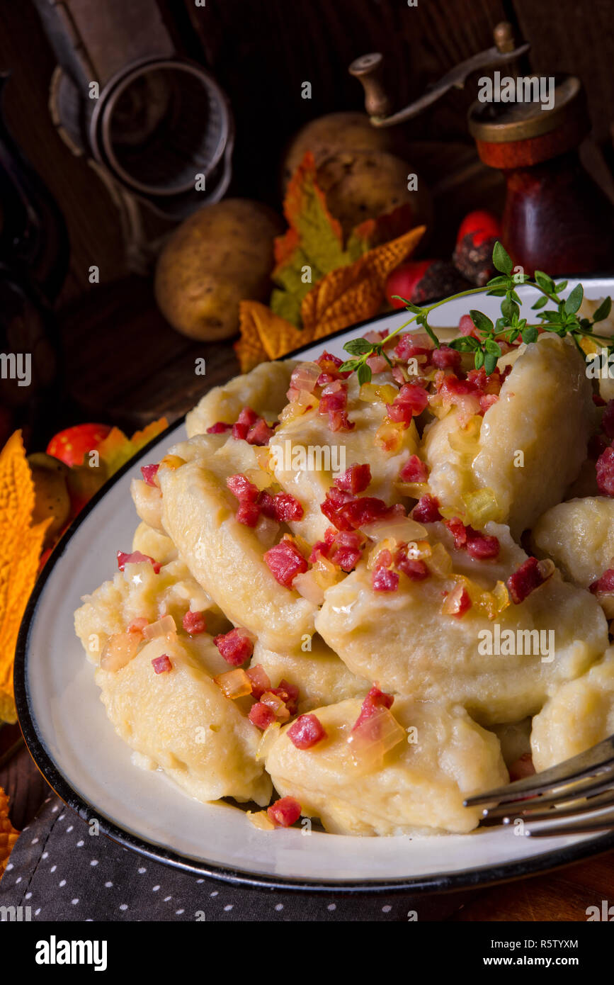 potato dumpling originating from poland Stock Photo - Alamy