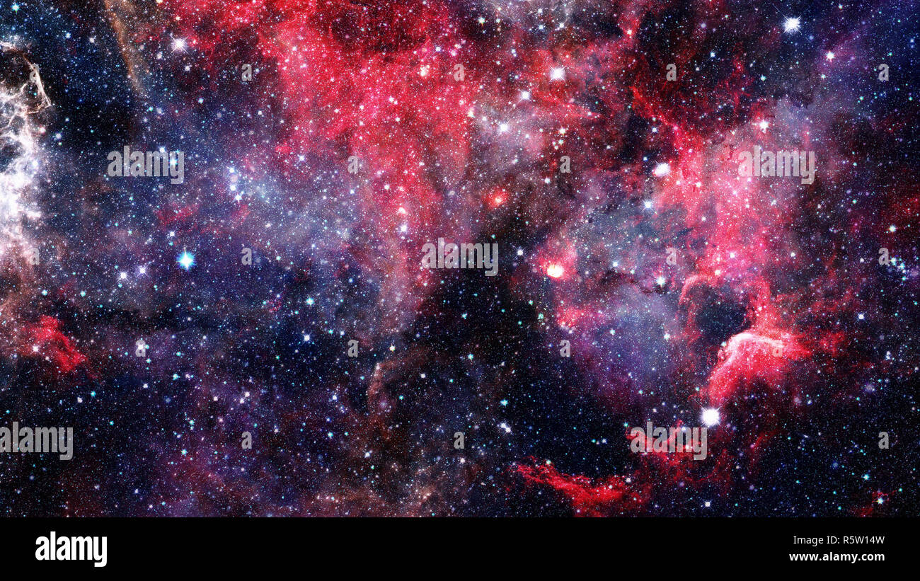 Open space with nebulae and galaxies. Elements of this image furnished ...