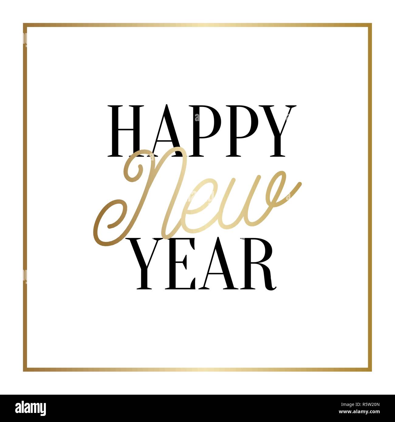 Happy New Year Simple