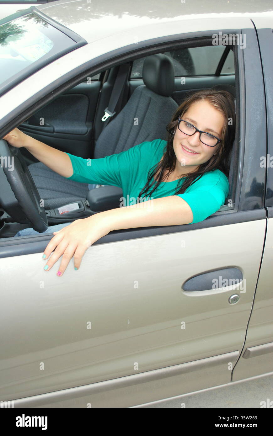 New car driver Stock Photo - Alamy
